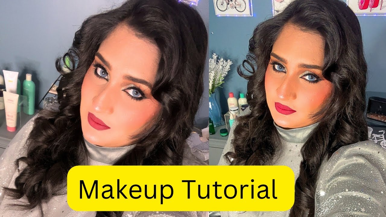 Party Makeup |Makeup Tutorial | Grey Makeup 💄 - YouTube