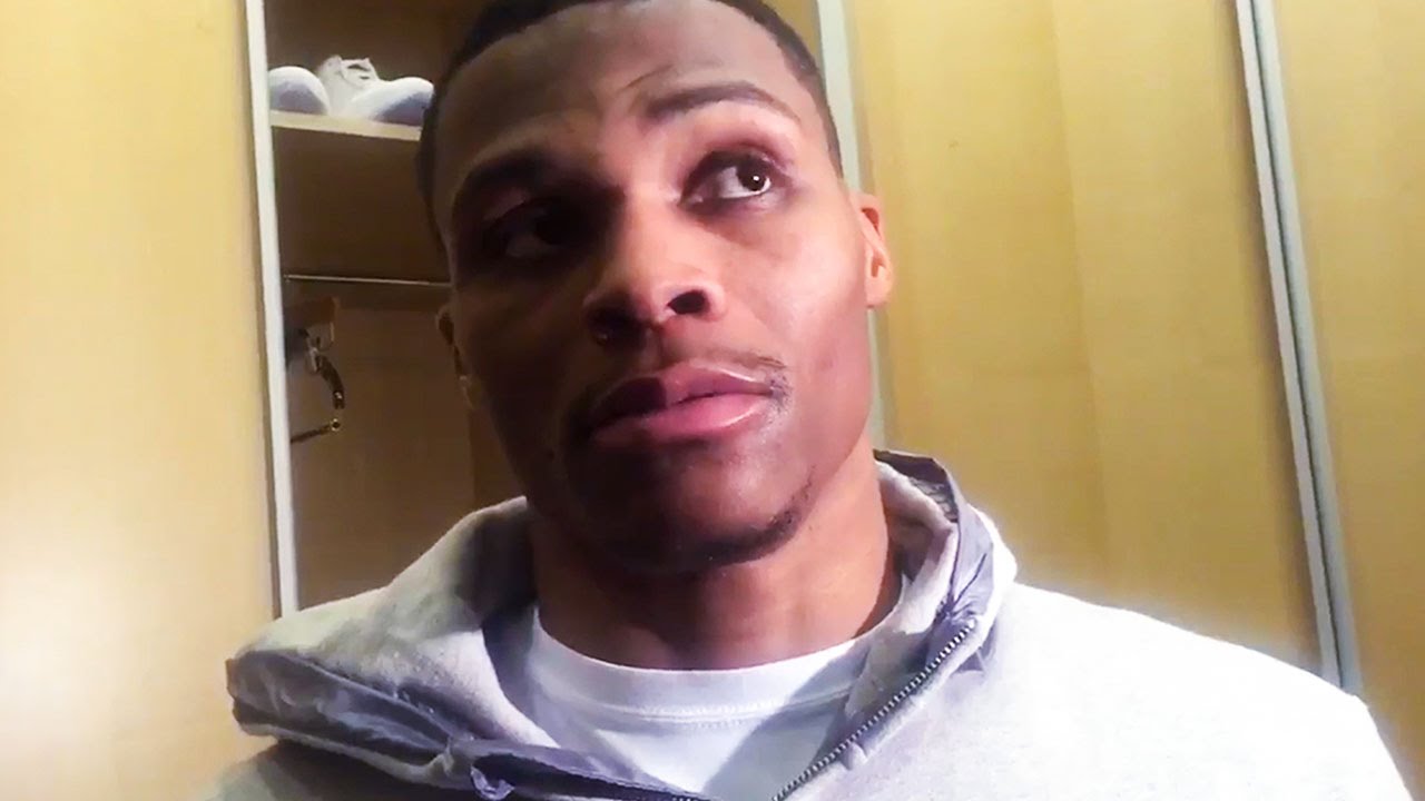 Russell Westbrook Throws Major Shade at Marcus Smart - YouTube