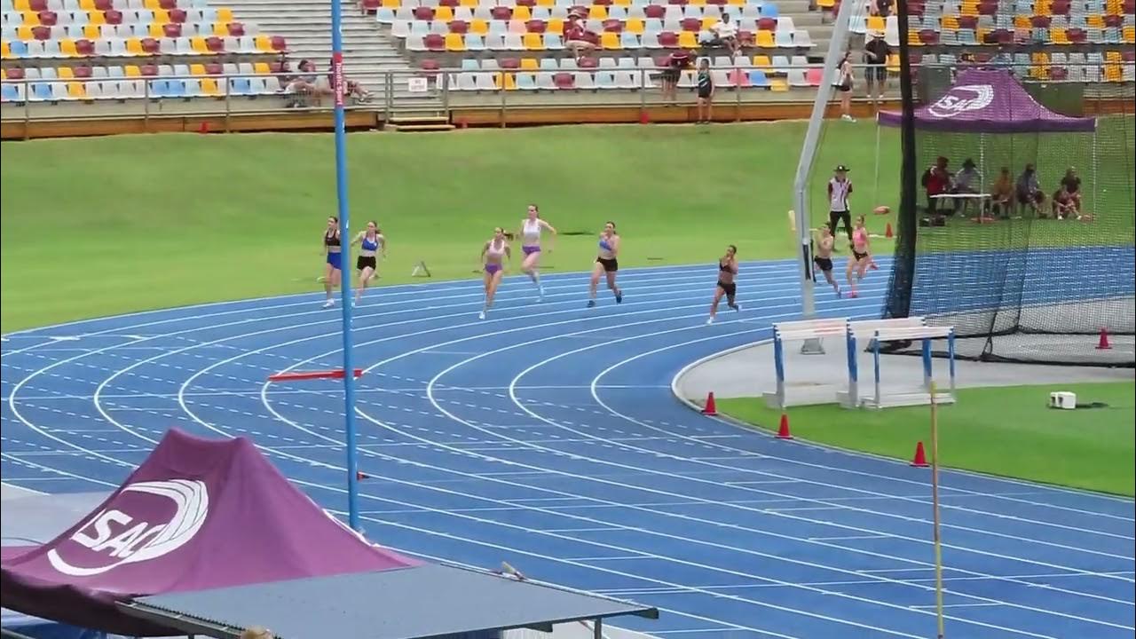 Ht1. 200m U17 Women, 2024 QLD Athletic Championships, QSAC 17 March 2024 - YouTube