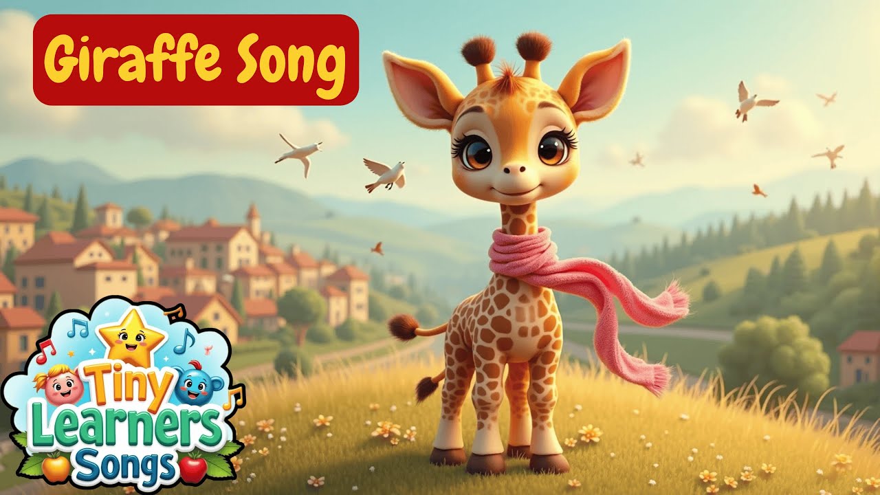 The Giraffe Song | Fun Animal Song for Kids | Learn About Giraffes 🦒 ...