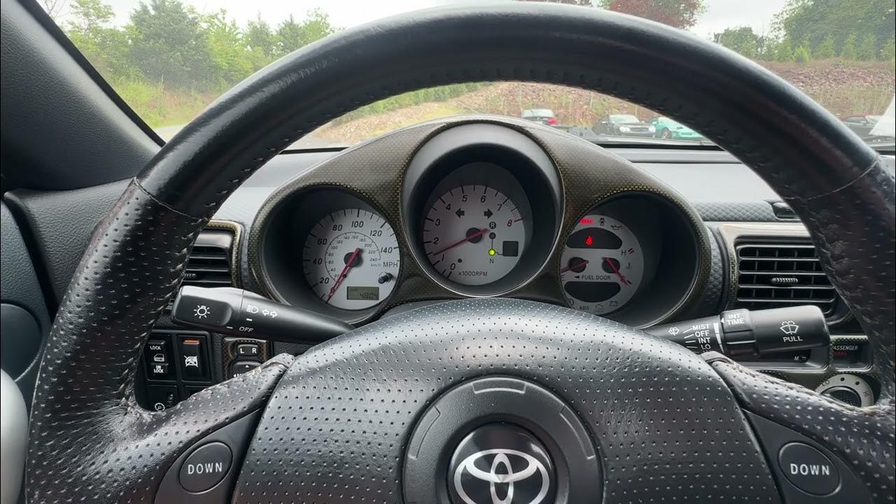 2002 Toyota MR2 Spyder Dash Startup - YouTube