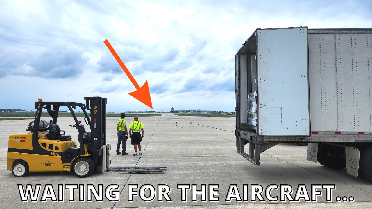 Delivering a truck load directly onto an AIRPLANE!? - YouTube