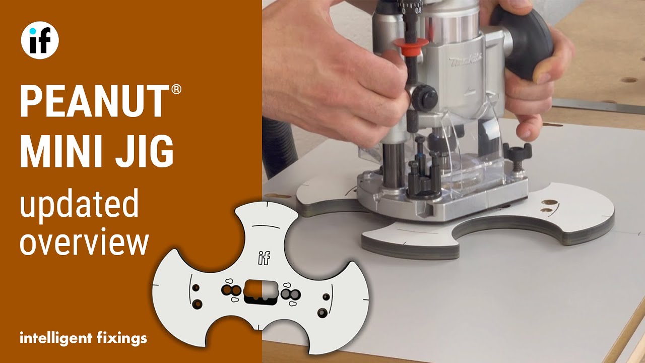 PEANUT Mini Jig | UPDATED Overview | 3 Invisible Connecting Systems ...
