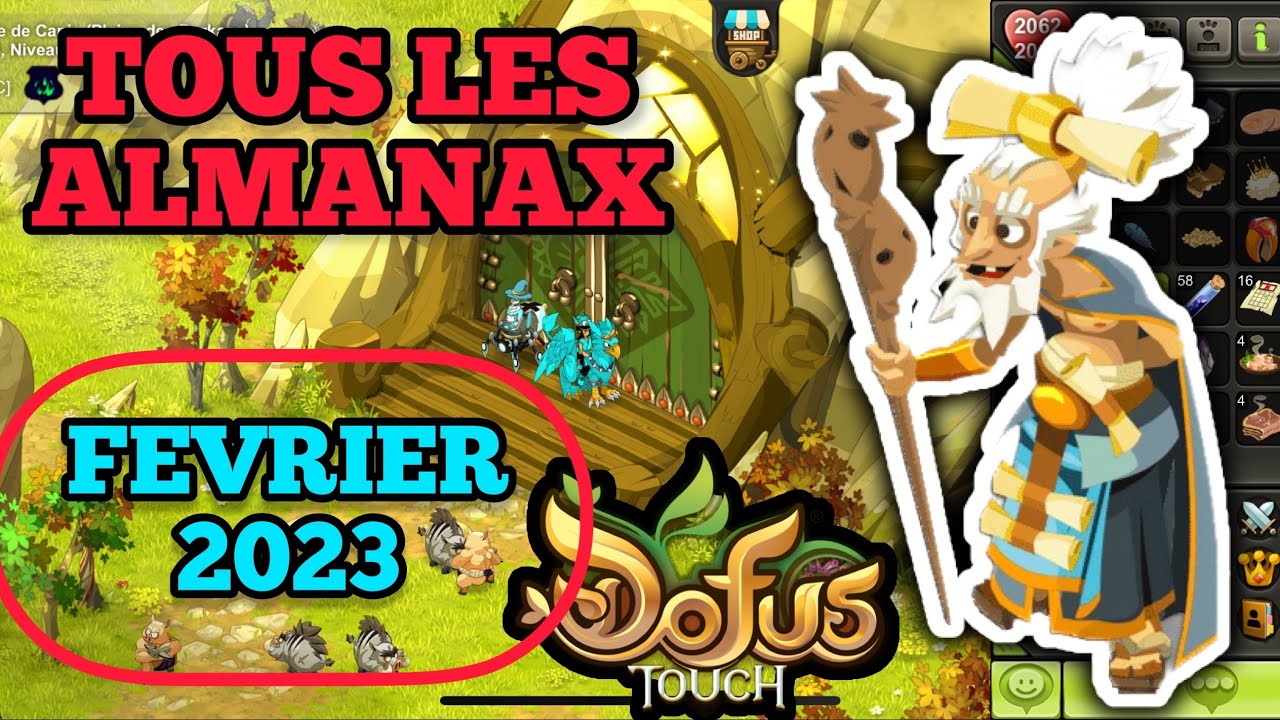 Almanax Fevrier 2023 ! Plutôt intéressant 🤨DOFUS TOUCH - YouTube