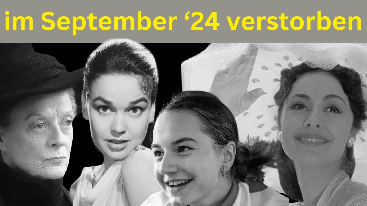 20 Verstorbene Prominente im September 2024 - YouTube