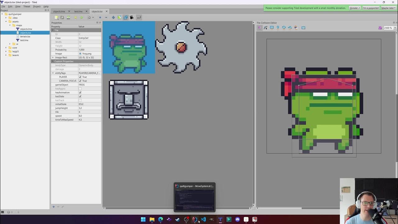 2D-Platformer development [LibGDX/Kotlin] - Day 11: Second enemy - YouTube
