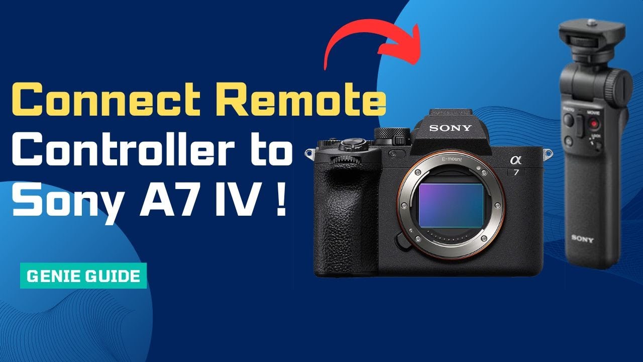 How to Connect SONY Remote Controller to SONY A7 IV | Pair a Bluetooth ...