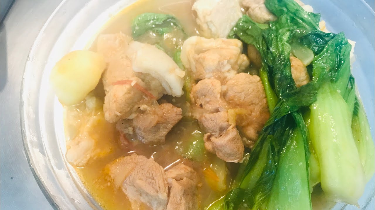 Pork Sinabawan sa Kamatis //Rina’s Kitchen In Japan - YouTube