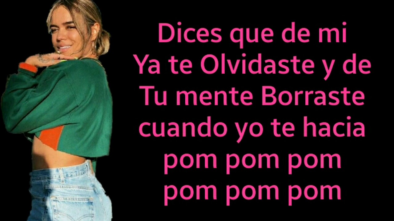 Mi Cama - Karol G [Letra] |Letras De Canciones - YouTube