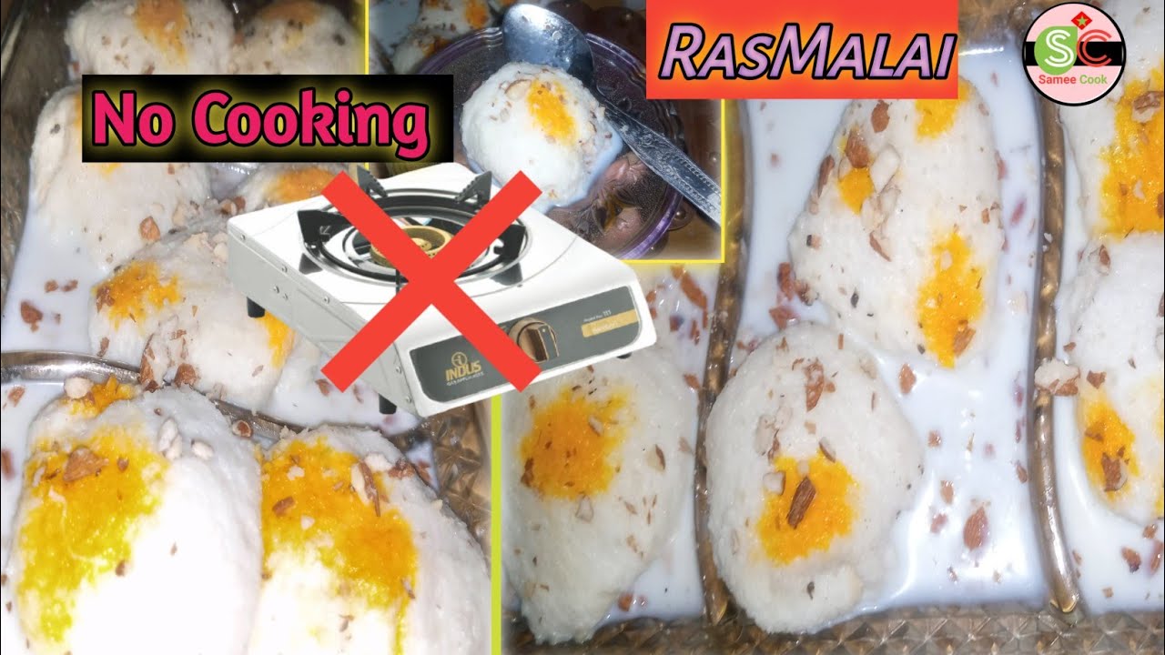 Rasmalai Recipe | Bread Rasmalai instant Recipe| 10 mint Rasmalai by samee Cook SK - YouTube