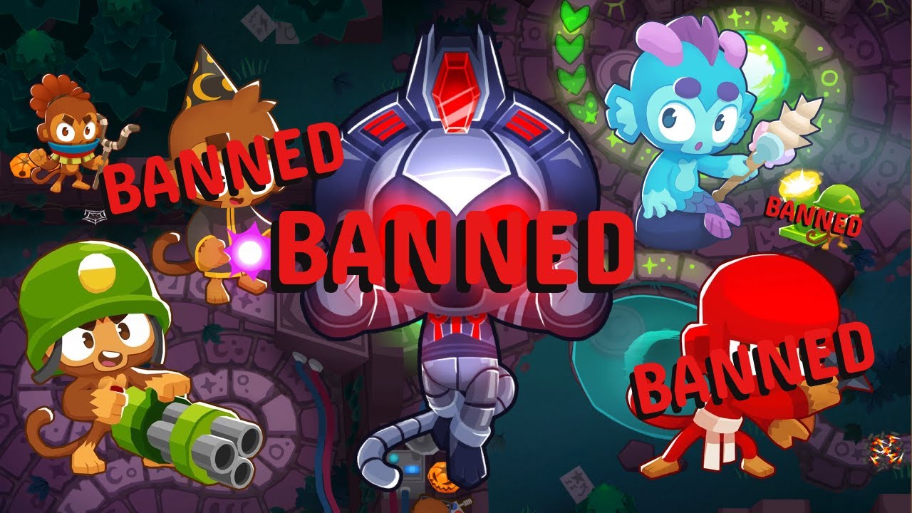BTD6 Ancient Portal But Every Time I Win More Towers Get Banned - YouTube