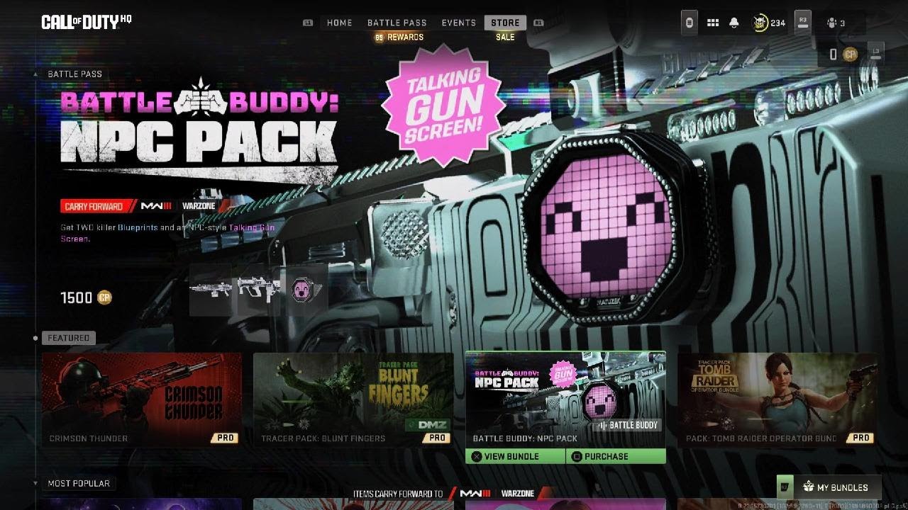 *NEW* TALKING GUN SCREEN!! - YouTube