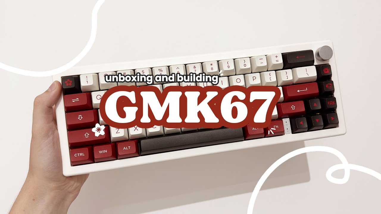 gmk67 build + sound test - YouTube