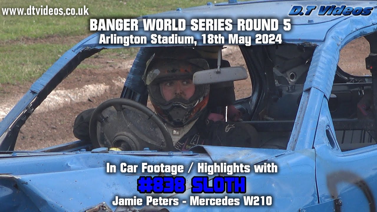 Sloth 838 @ Arlington BWS 2024 | Banger Racing | Highlights - YouTube