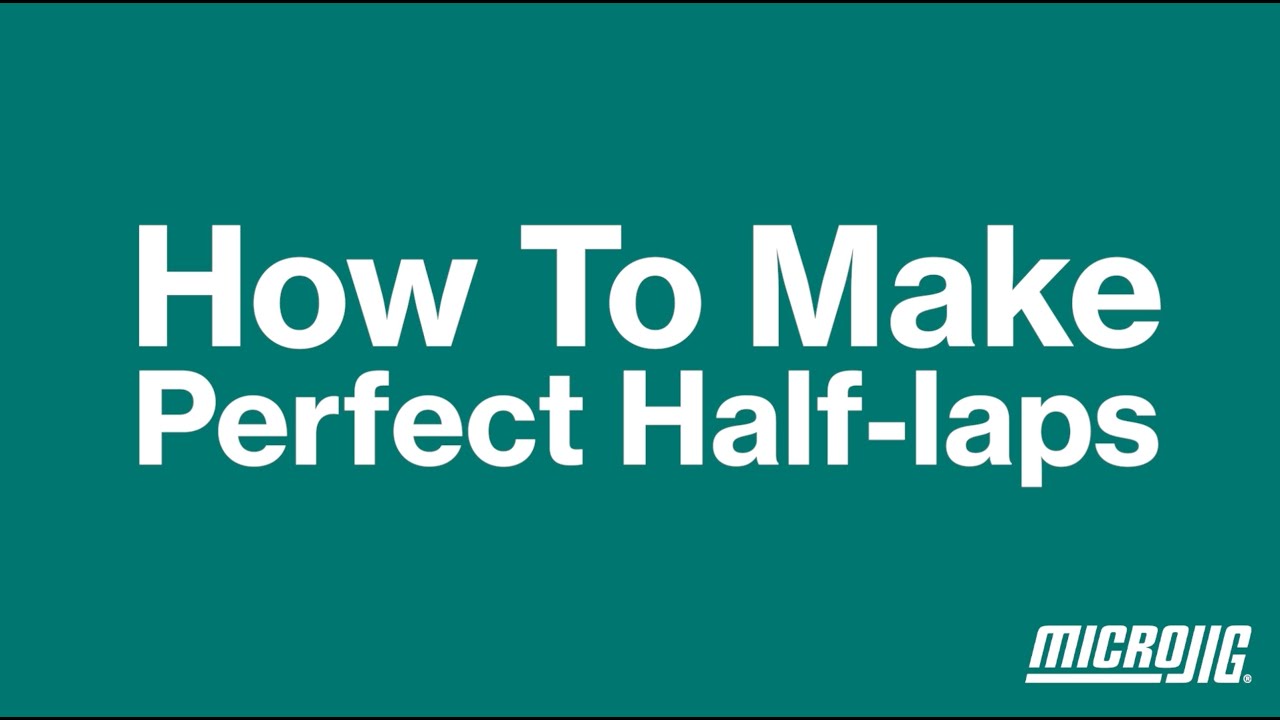 How To Make Perfect Half-Laps with the FitFinder 1/2 Gauge and Dado ...