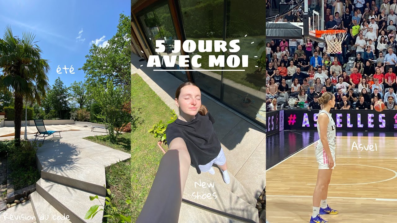 5 jours avec moi : asvel, chaussures, code.. - YouTube