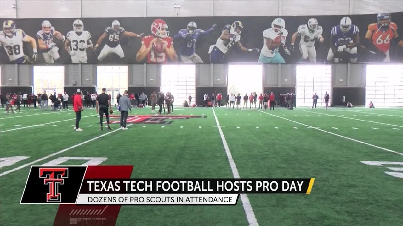 Texas Tech holds Pro Day - YouTube