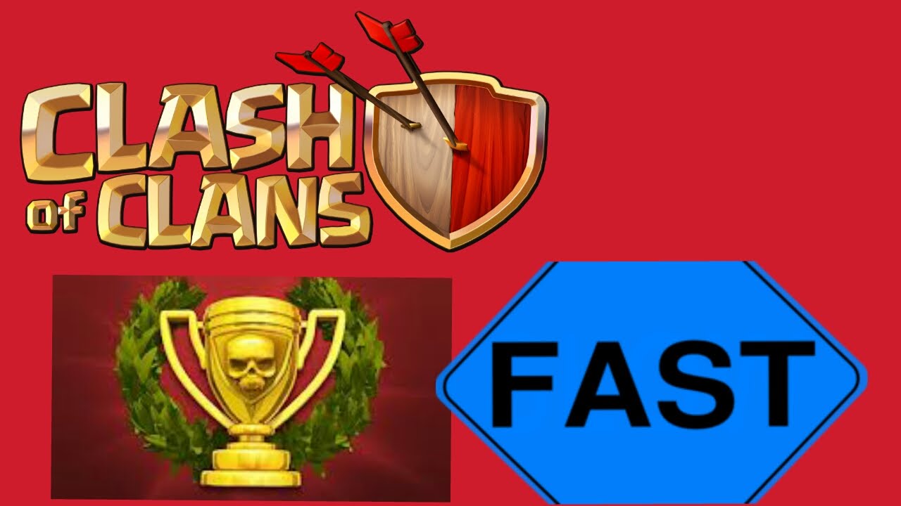 Coc how to get trophies fast - YouTube