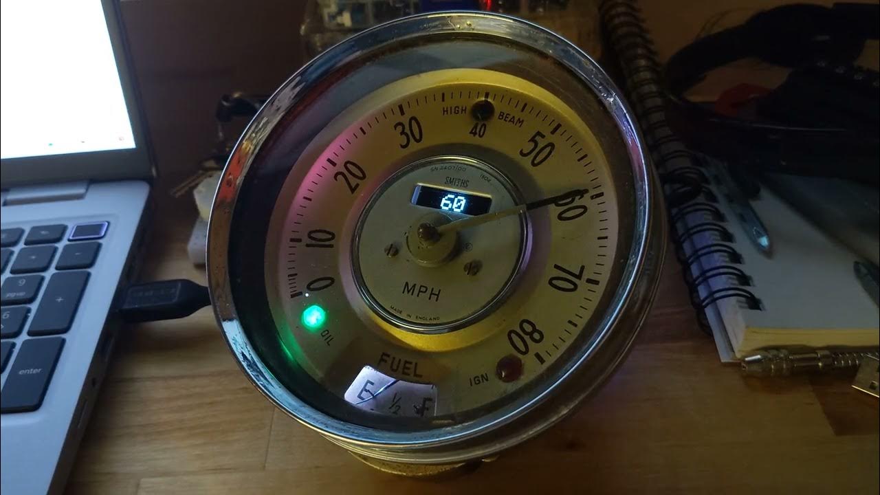 Morris Minor / Smiths Speedometer Arduino based digital retrofit - YouTube