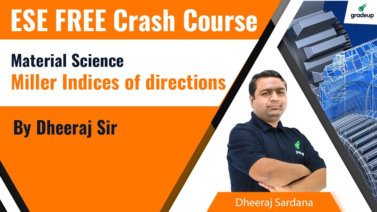 Miller Indices of directions | Material Science for ESE 2021 ME By ...