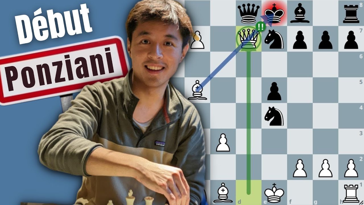 GAGNER en 10 coups aux échecs | Début Ponziani - YouTube