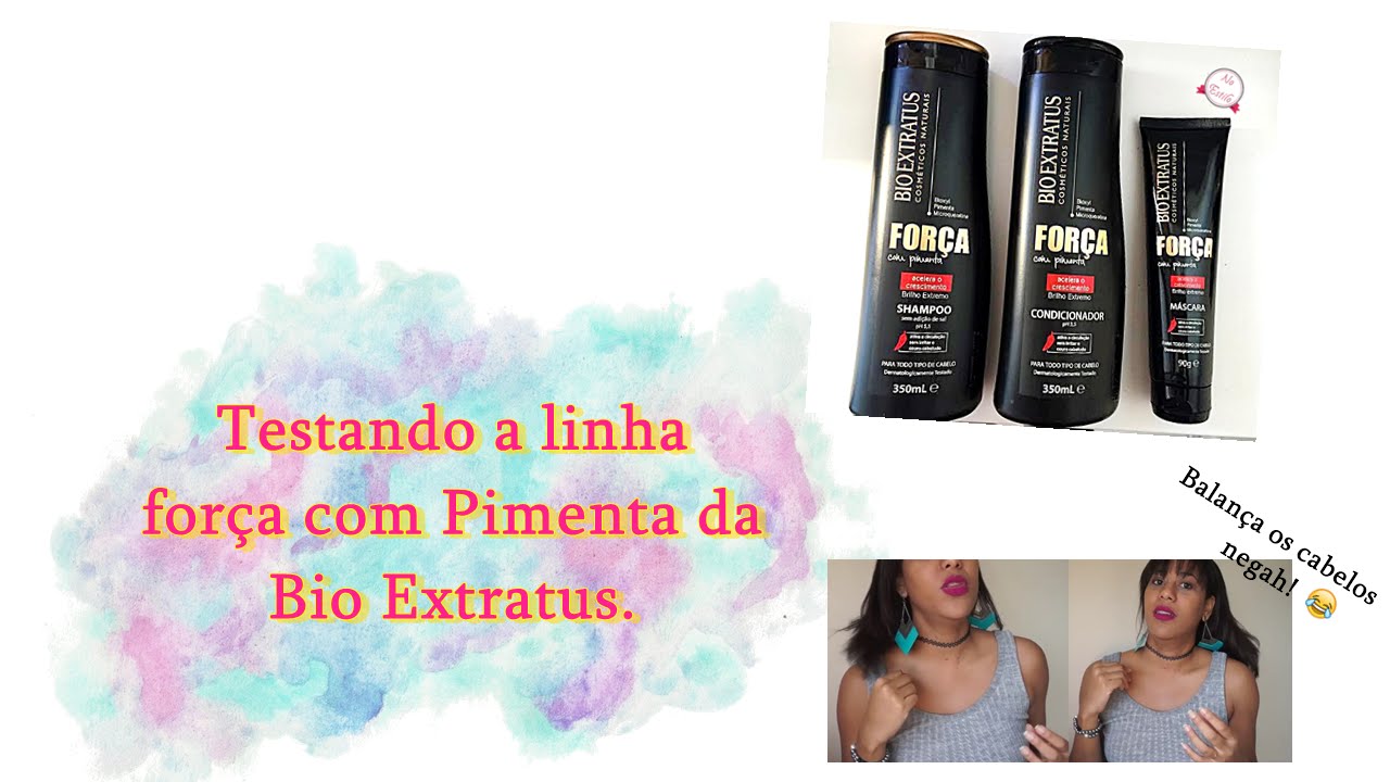 Testando a Linha Força com Pimenta da Bio Extratus - YouTube