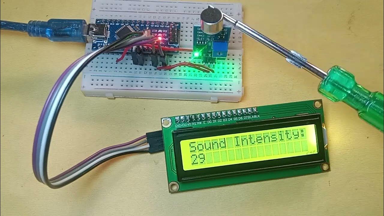 Build Sound Intensity Meter with Arduino & LCD || Measure Sound Levels Using Sound Sensor - YouTube