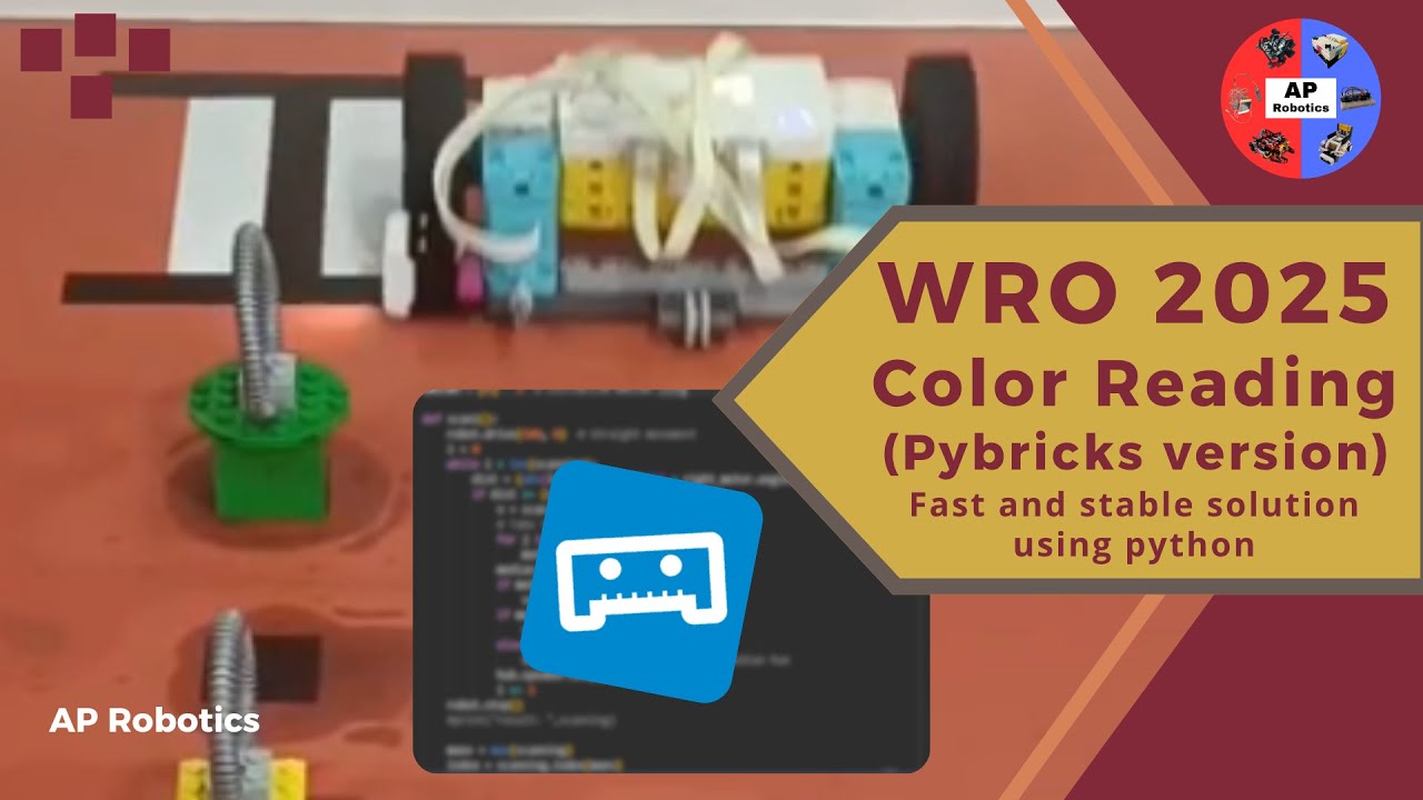 FAST AND STABLE Color Reading Algorithm using Pybricks Coding | AP ...