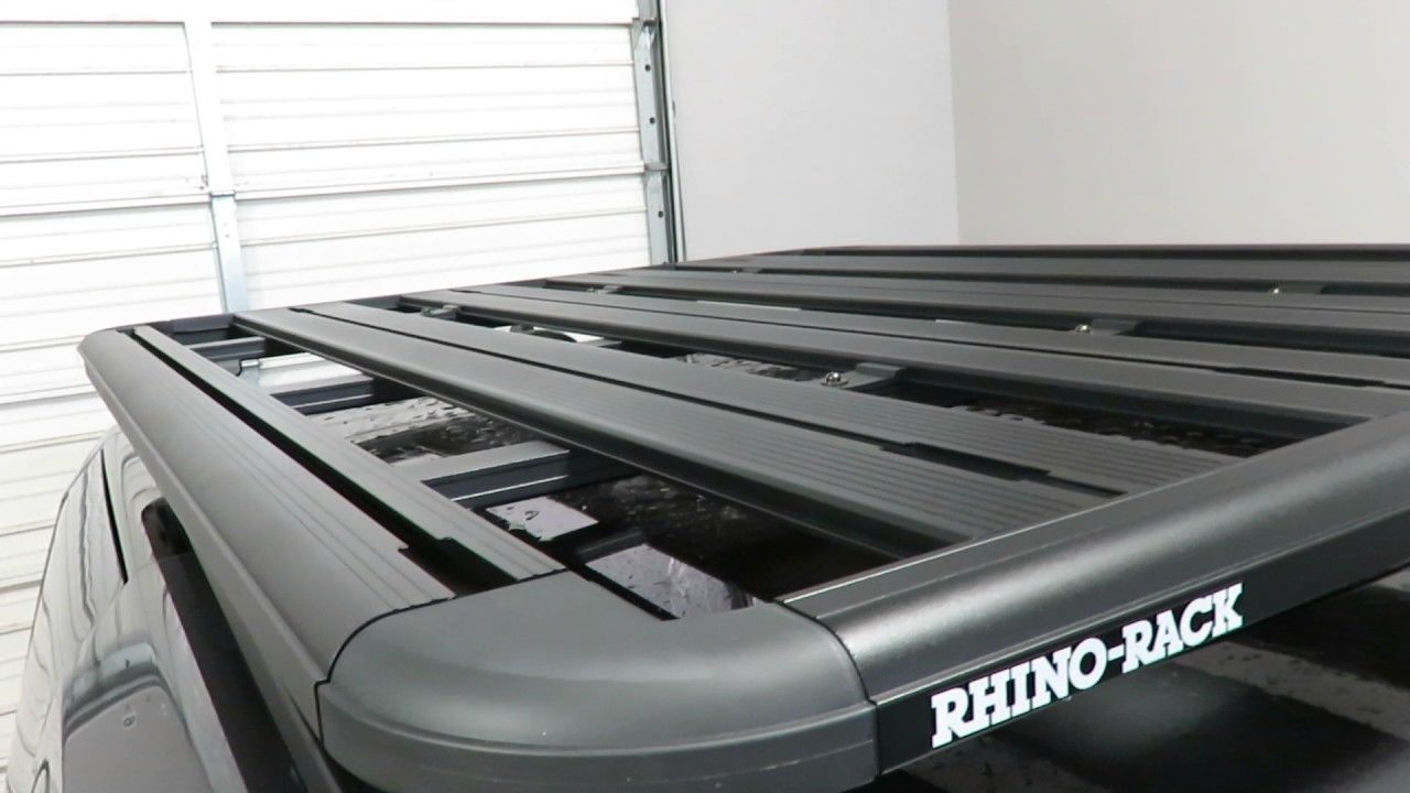 Land Rover LR4 with Rhino Rack Pioneer Platform RLT600 Roof Rack Cargo ...