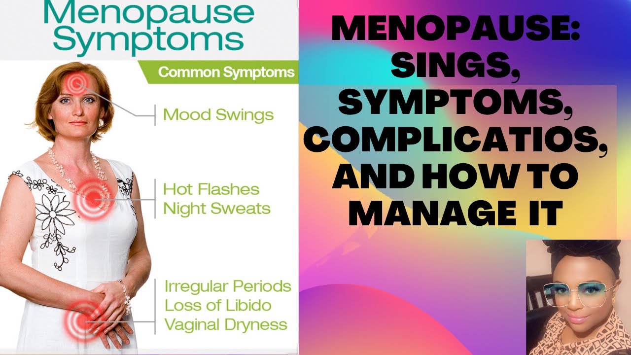 Menopause: signs, symptoms, complications and how to manage it. # ...