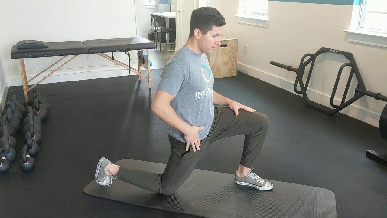 30 Day Mobility Challenge - 3 Way Kneeling Hip Flexor Stretch - YouTube