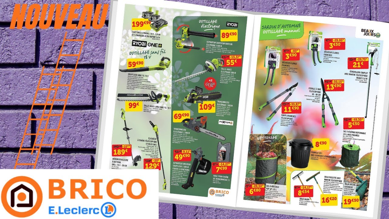 catalogue LECLERC BRICO du 1 au 23 septembre 2023 💝💛 Arrivage - FRANCE ...