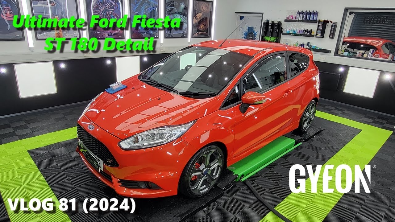Ultimate Ford Fiesta ST 180 Detail! Molten Orange + Gyeon Infinite ...