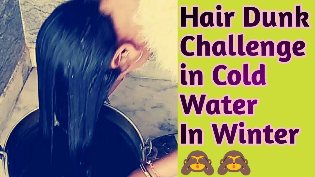 Hair Dunk Challenge in Cold Water in winters🙈🙈 paas or fail 😂😂 - YouTube