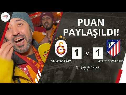 Devler Sahnesinde Nefes Kesen Maç! Galatasaray 1-1 Atletico Madrid Taraftar Röportajı