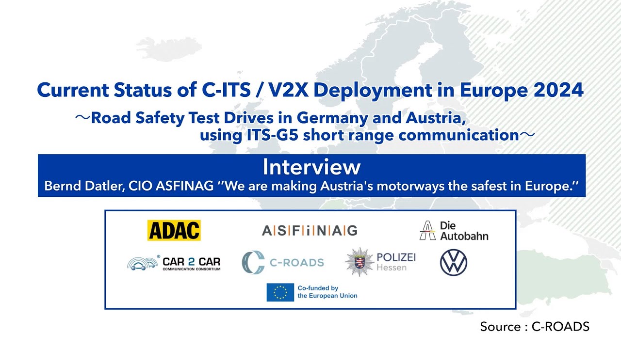 Current Status of C-ITS / V2X Deployment in Europe 2024 Interview - YouTube