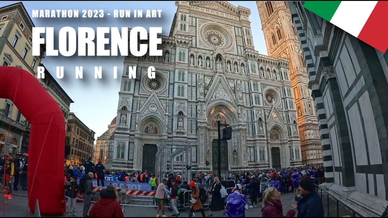 Florence Marathon 2023 - Run in Art - Firenze Marathon - YouTube