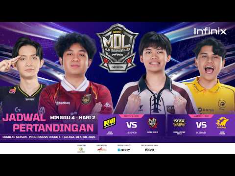 🔴LIVE | INFINIX MDL ID S13 | Regular Season - Progressive Round 4 | Hari 2