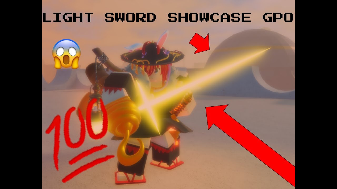 [GPO] New Secret Weapon LIGHT SWORD + Showcase - YouTube