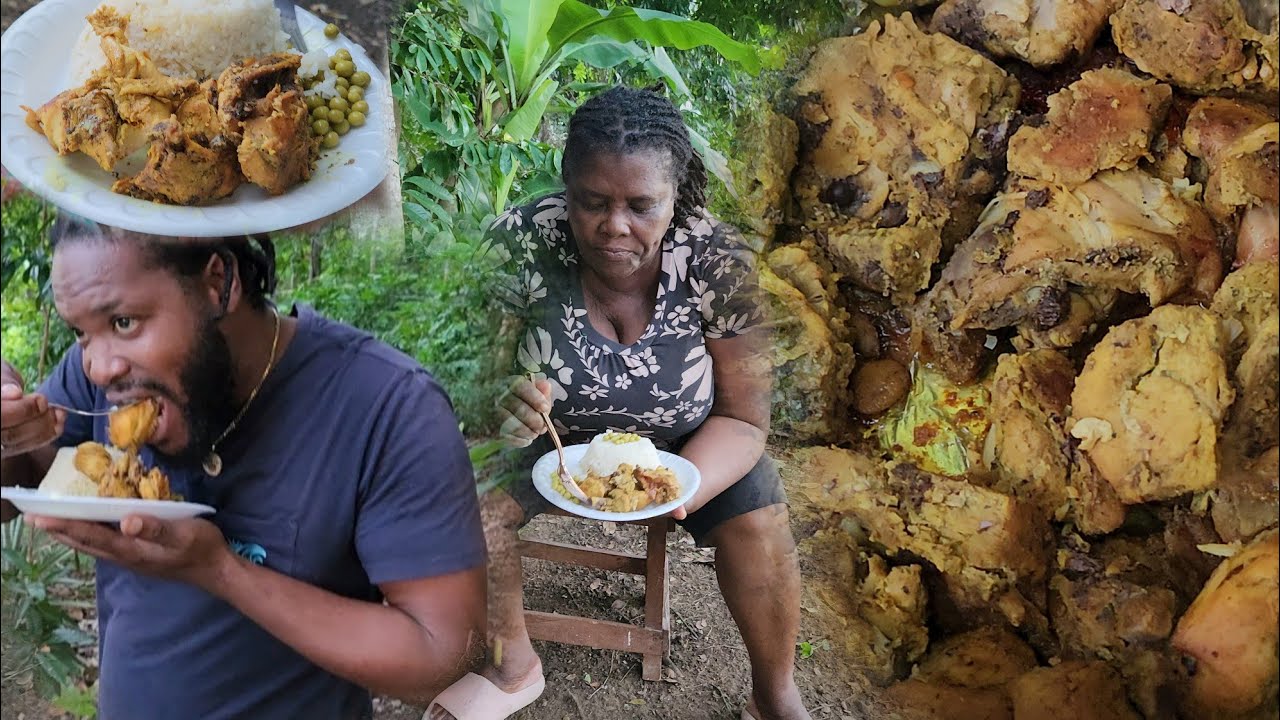 Curry Baked Chicken|With Coconut Rice| Miss Little Way - YouTube