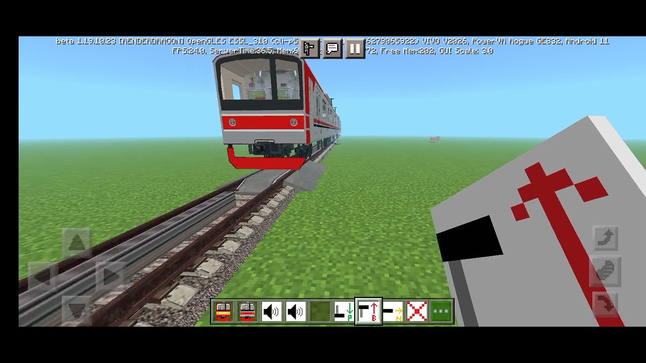 tes KRL jr 205 melewati rel gerigi - YouTube
