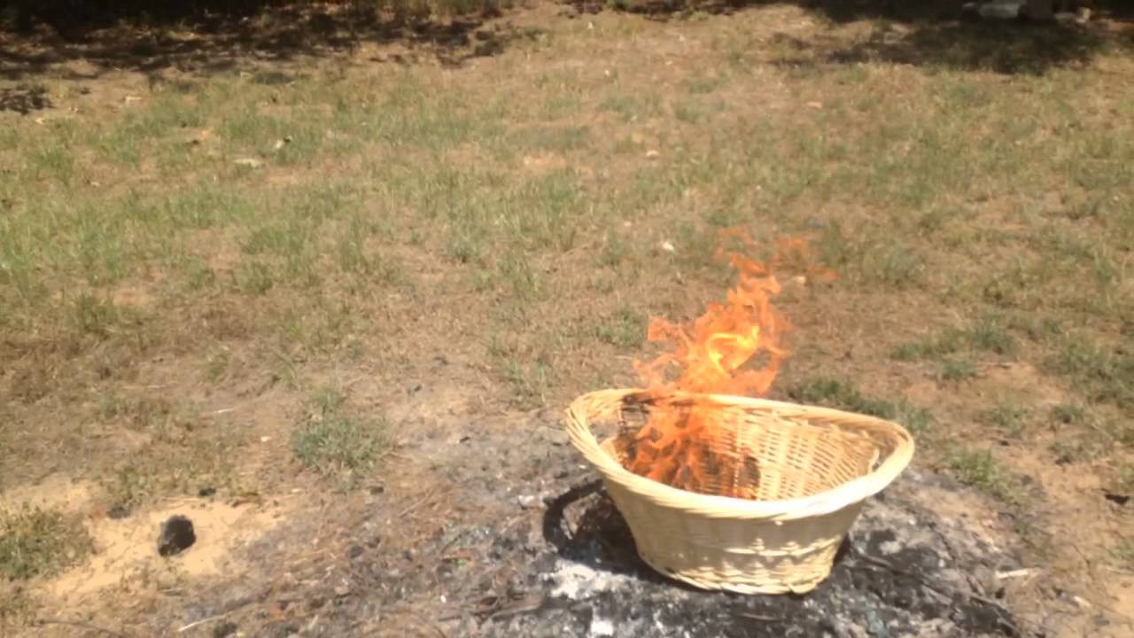 Burning Stuff 107: Basket - YouTube