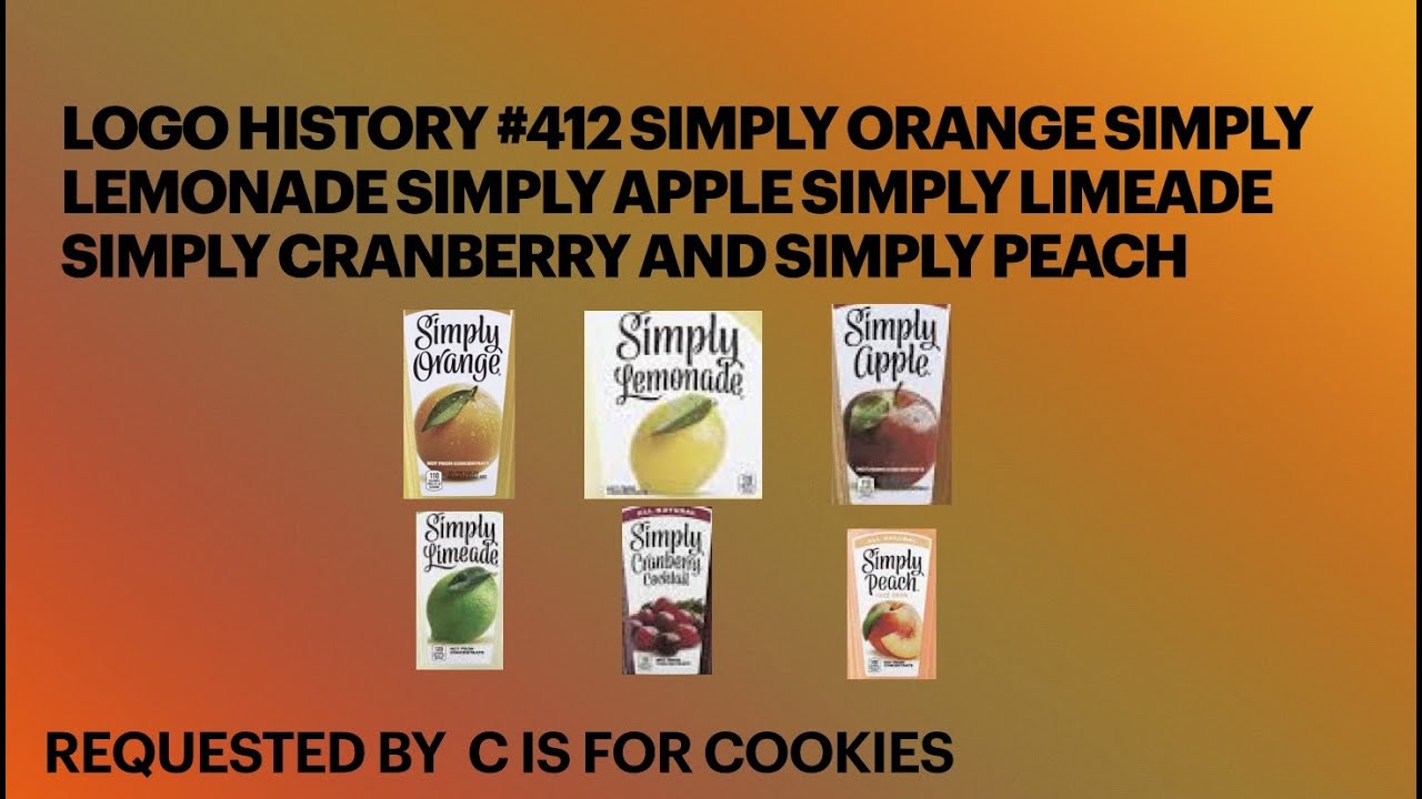 Logo History #412 Simply Orange Simply Lemonade Simply Apple Simply ...