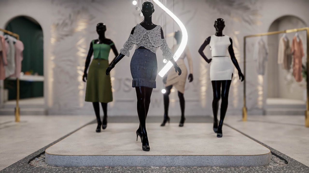 Unreal engine retail store design - YouTube