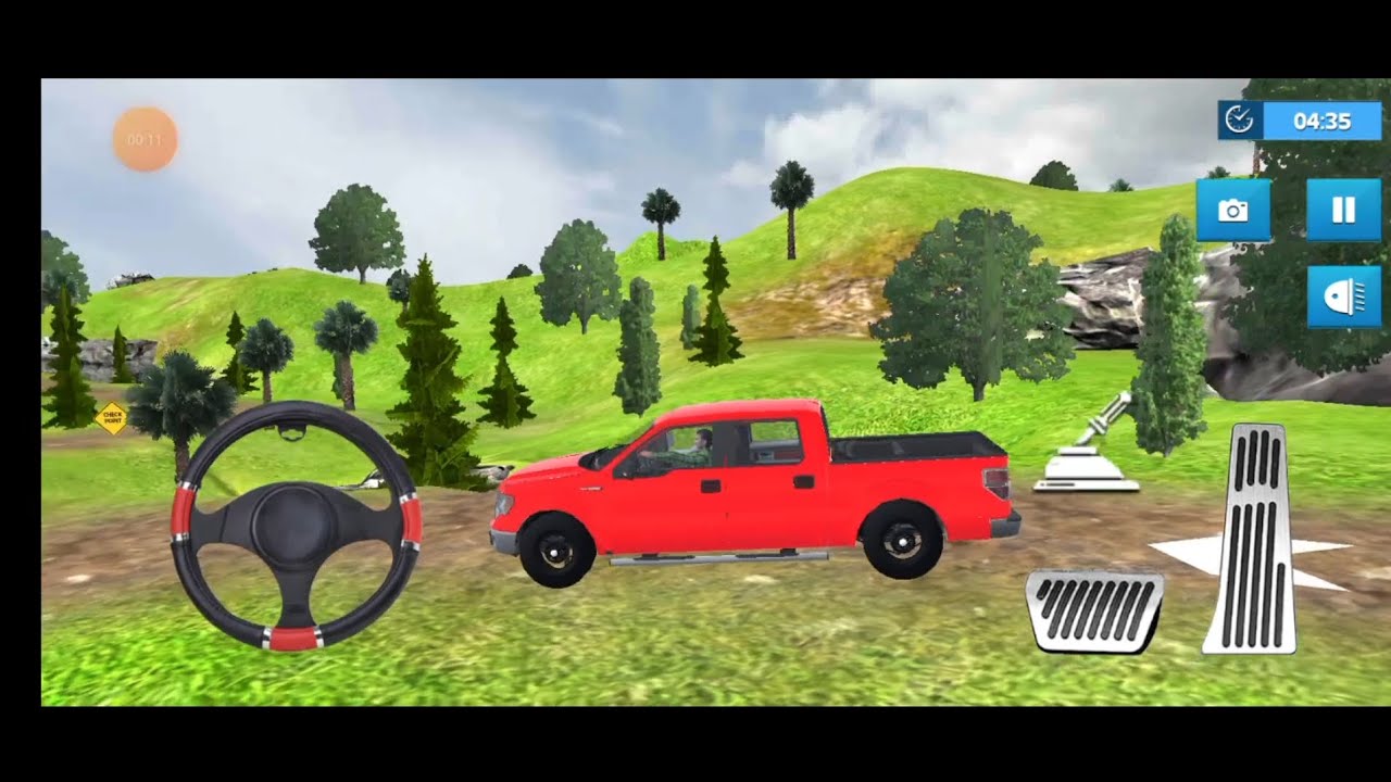uphill pick up Truck driving 24 Game Play android new video Part 7 ...