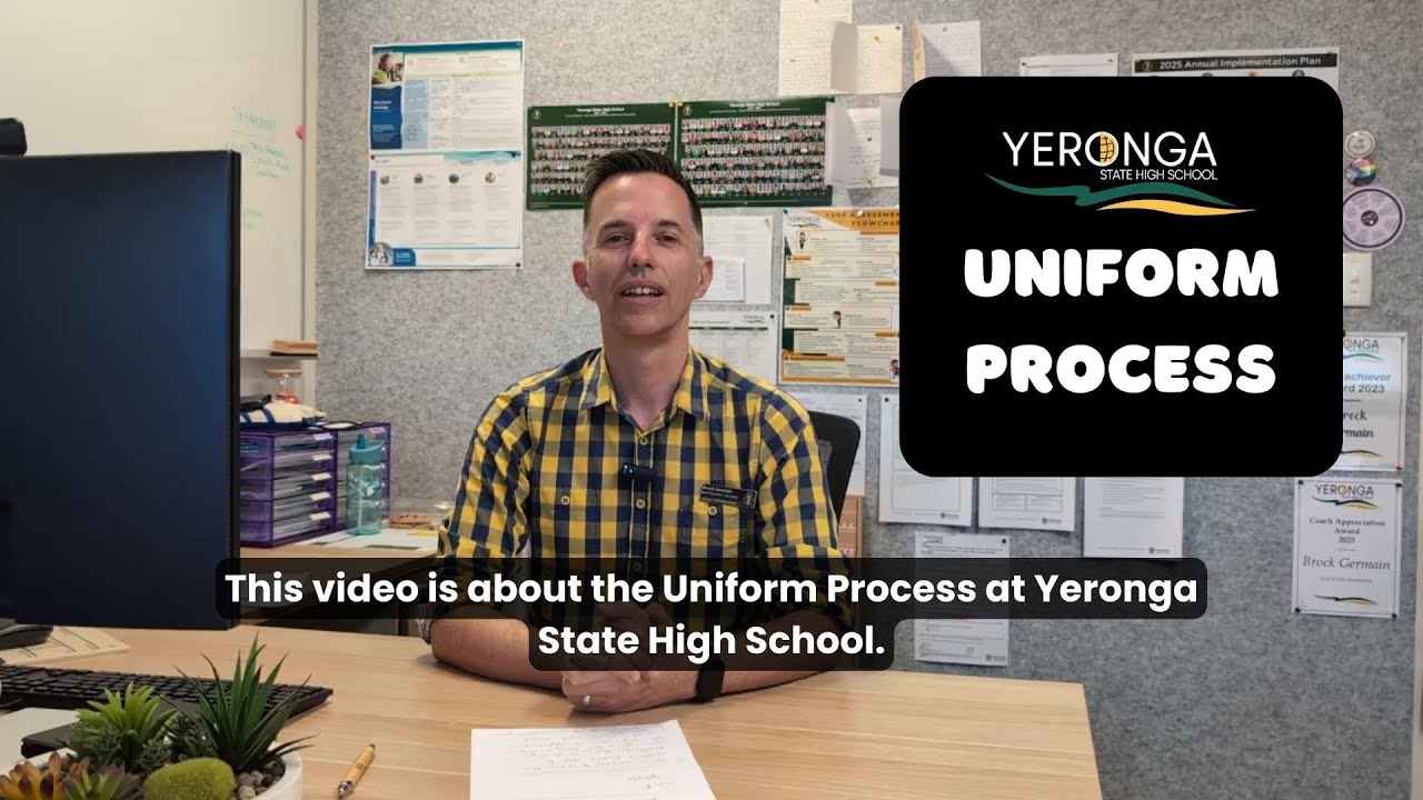 Yeronga SHS Uniform Process - YouTube