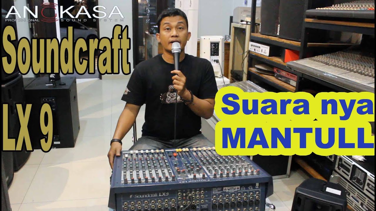 Mix Soundcraft LX9 - 16 ch Normal jayaaa.. - YouTube