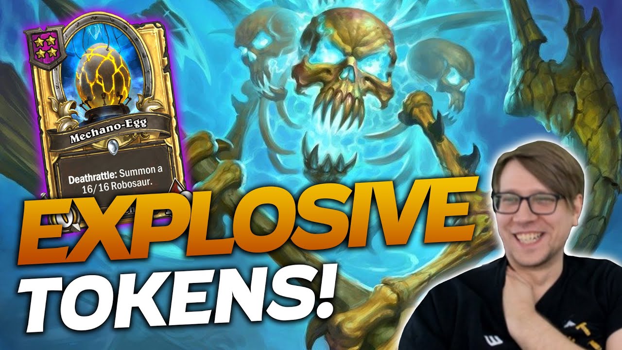 EXPLOSIVE TOKENS! NEW PATCH! | Hearthstone Battlegrounds | Savjz - YouTube