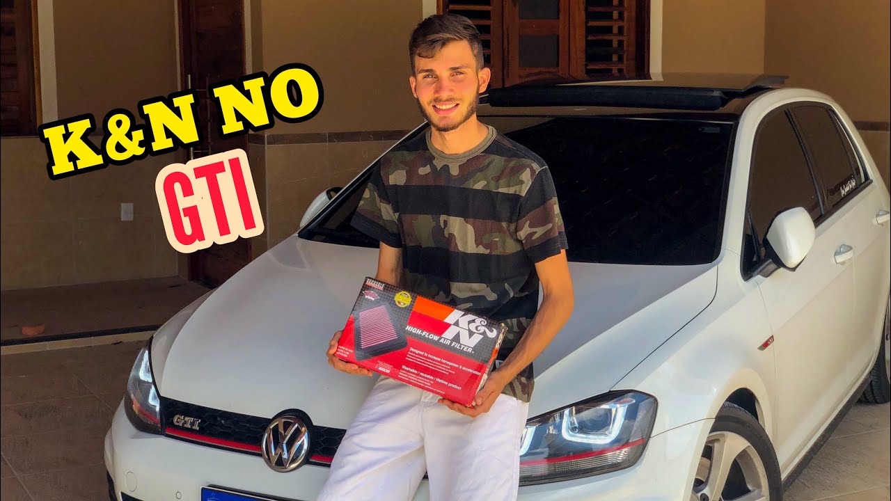 FILTRO K&N INBOX NO GOLF GTI MUDA ALGUMA COISA ? - YouTube