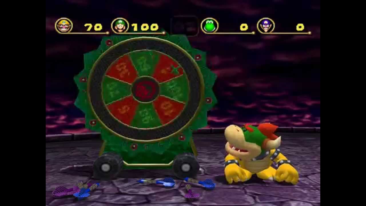 Mario Party 4 Bowser minigame: Darts Of Doom 60fps - YouTube